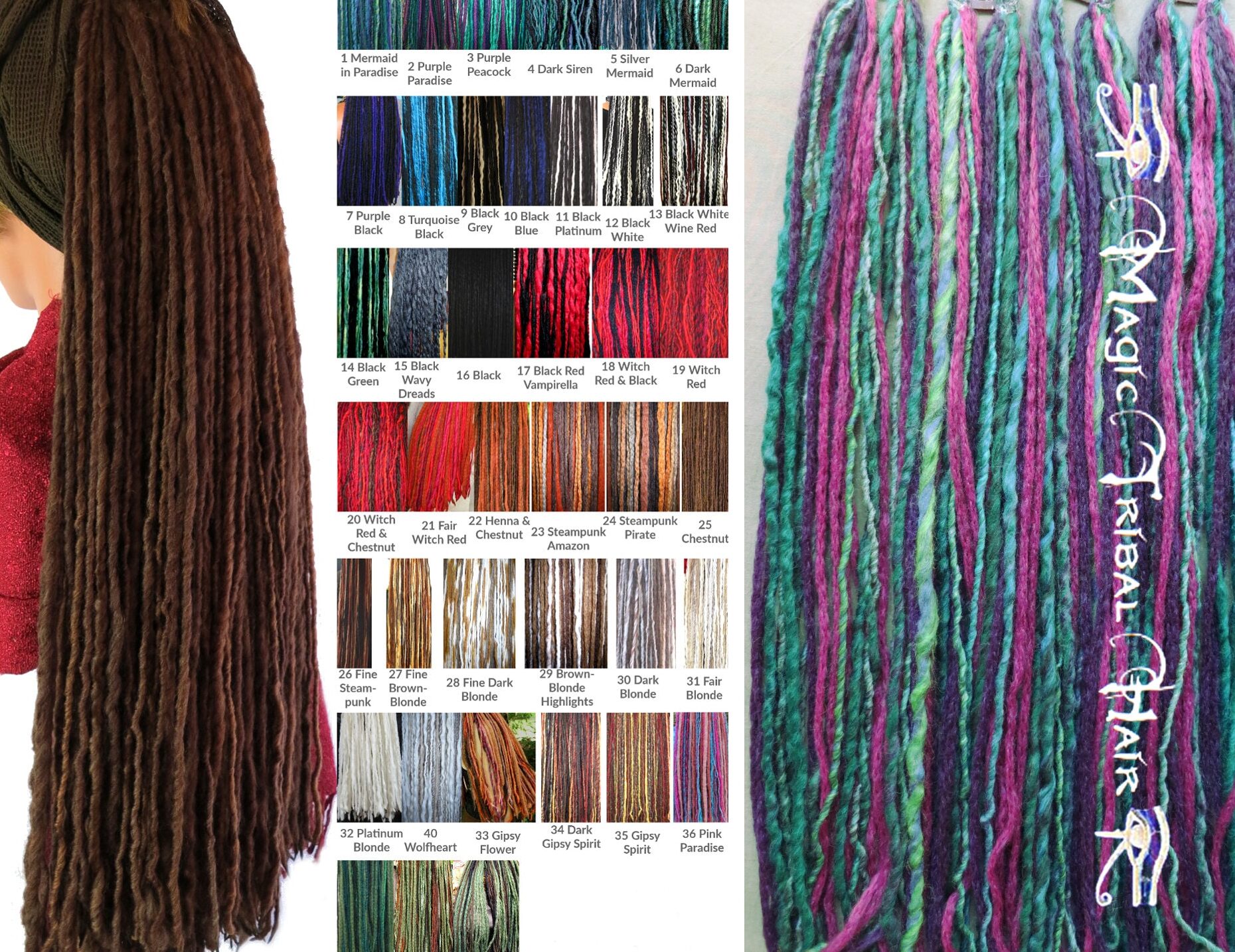 Tabla de tallas de rastas: ¿cómo saber qué tamaño de rastas conseguir? ︎